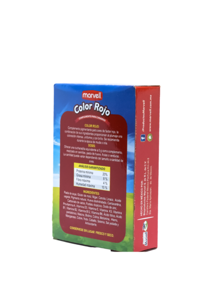 Color Rojo - Bioproductos Marvell