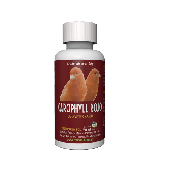 Carophyll Rojo 20 g – Alimento para Aves y Aves Silvestres de Alta ...
